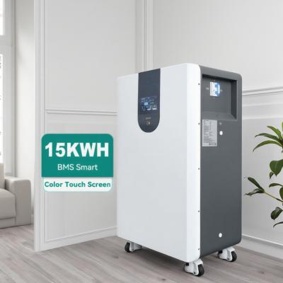 China Smart BMS LiFePO4 15kwh 50 kwh 51.2V 200Ah 300Ah 314Ah Lifepo4 Lithium Solar Battery Floor Mounted Home Energy Storage System for sale