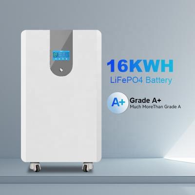 China Best Price 5kWh 10kWh 16kWh Battery 48V 51.2V 300AH Powerwall ESS Lifepo4 314Ah Wall Mount Off-grid Lithium Battery Backup for sale