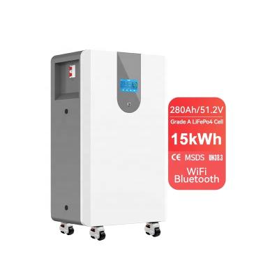China 48V 51.2V 200AH 100AH Split CAN Lithium Battery 5KWH 10KWH BMS Solar Energy Storage System for Home Use for sale
