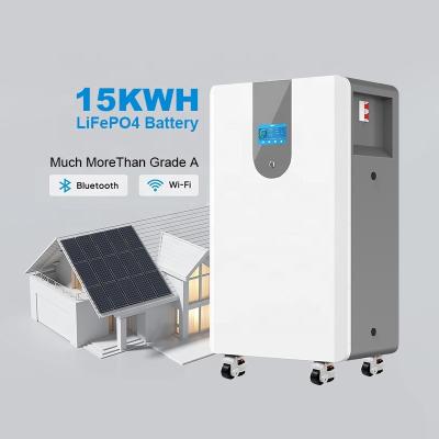 China Moveable Split CAN 15kWh 16kWh LiFePO4 Hybrid Grid Solar Energy Storage BMS 48V/51.2V 280Ah/304Ah Solar Battery for sale