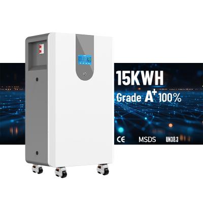 China 51.2V 15KWh 20KWh 30KWh Split Solar Battery Backup System Lifepo4 Hybrid Lithium Battery Wall-Mounted CAN 10kW Output 5-Year for sale