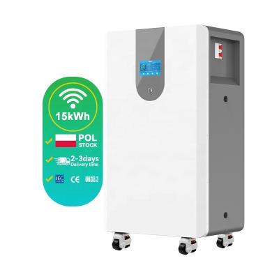 China IEC62619 EU Stock 48V 300Ah Lithium Battery Pack 15 kwh Lifepo4 Hybrid Grid 15kwh Solar Energy System for sale