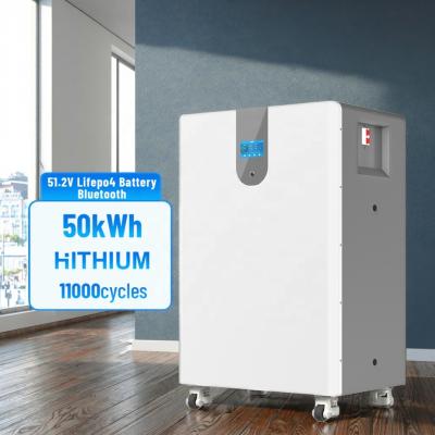 China 51.2V LiFePO4 Battery with 8000+ Cycles and Built-in BMS Protection for Home Energy Storage for sale