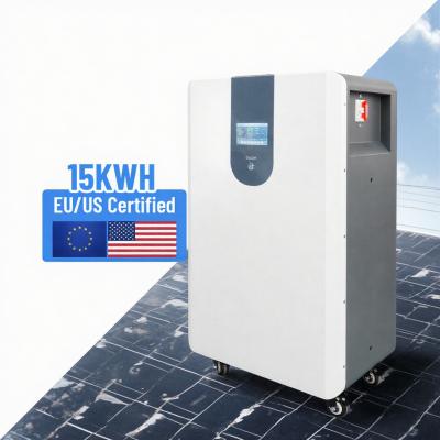 China 15Kwh Home Energy Storage Battery Wall Mounted with Expandable System JK BMS Smart Lithium Lifepo4 48V Solar Battery for sale