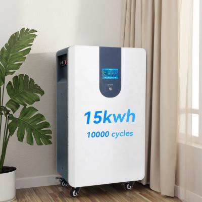 China 15kWh 300Ah Home Energy Storage System with 10000 Times Cycle Life Lifepo4 Lithium Battery Pack for sale