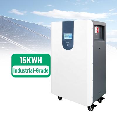 China Silent Split 48V LiFePO4 Lithium Battery Storage System 300Ah 15kWh Solar-Ready Home Use Hybrid IP65 Anti-Leak Overheat for sale