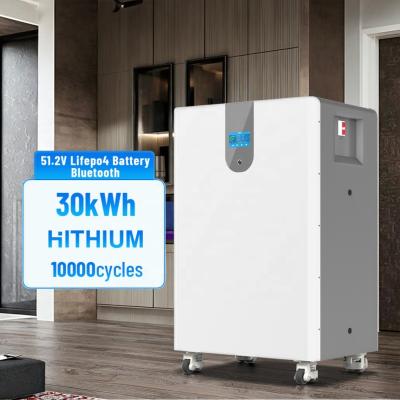 China 51.2V LiFePO4 Lithium Energy Storage Battery 10kWh 30kWh Smart BMS Solar Home Storage Split for sale