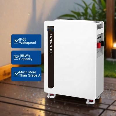 China IP65 Waterproof 48V 280Ah 15Kwh LifePO4 Lithium Battery Home Energy Storage 51.2V 300AH JK BMS Solar Battery for sale