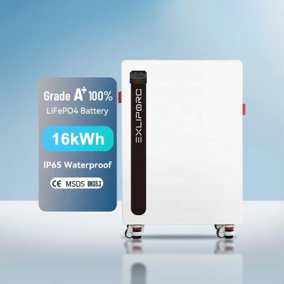 China 48V LiFePO4 Lithium Battery Pack 314Ah Capacity Hybrid Grid Home Energy Storage System Smart BMS IP65 CAN Communication 10kWh for sale