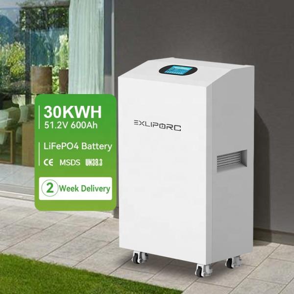 Quality 48V/51.2V 280Ah/600Ah/628Ah LiFePO4 Lithium Battery Pack for Solar Energy Storage System with 15kWh/30kWh Capacity for sale