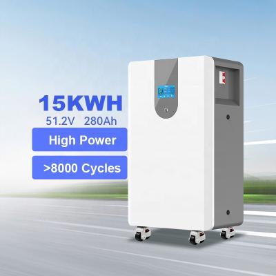 China 15KWH Energy Storage Smart Home Battery 300Ah Wall Mounted Mobile Inverter JK BMS Floor Mounted Lithium Battery Housing for sale