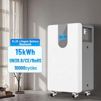 China 5-10kW Smart BMS Wall-Mounted 48V LiFePO4 Solar Home Appliances CAN Communication Port 100Ah 300Ah Capacities Split CE Certified for sale