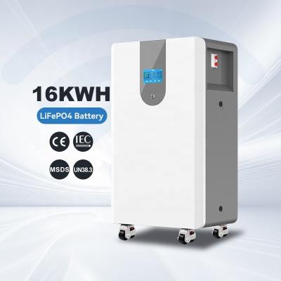 China 48V 314Ah LiFePO4 Solar Energy Storage Battery Wall-Mounted Home Powerwall Battery for Solar Systems for sale