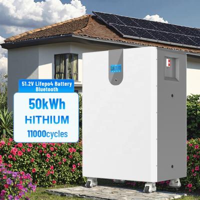 China EXLIPORC 51.2V Hybrid Grid Wall-Mounted LiFePO4 Battery Energy Storage System for Solar Home Appliances for sale