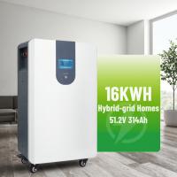 Quality 51.2V 314Ah Lithium Battery Pack 10kwh 14Kwh 15kwh 16kWh Solar Energy System 48V for sale