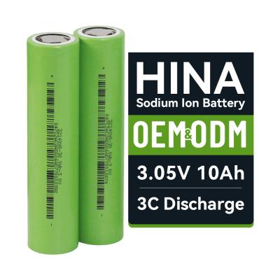 China Scooter Hina Battery SIB 3V 10Ah Sodium Ion Battery OEM&ODM Na Ion Cell 3000 Cycle Natrium Ionen Akku E-Bike EV Battery Pack for sale