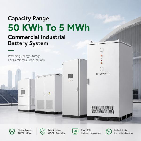 Quality Lithium-ion Commercial Industrial Battery System with 50 KWh To 5 MWh Capacity and 10-Year Warranty for sale