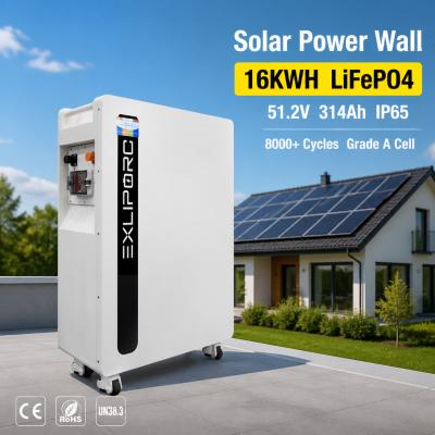 China EXLIPORC 16.07kWh IP65 Waterproof Outdoor Battery with 314Ah High-Density LiFePO4 Technology for sale