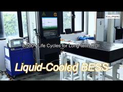 125kw/261kwh liquid-cooled energy storage cabinet with ip54/ip55 protection for industrial