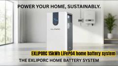 EXLIPORC 15kWh Home Battery: The Ultimate 51.2V 300Ah Solar Backup Solution