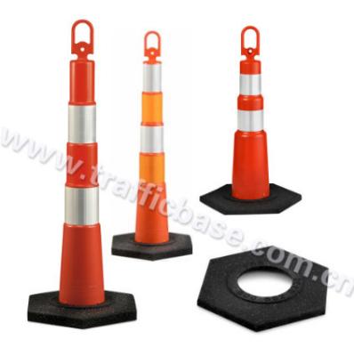 China 16lb Octagon Rubber Traffic Base Manufacturer for Traffic Safety, Road Cone, Delineator Post for sale
