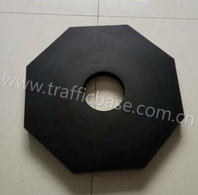 China High Quality Recycled Rubber 10lb Octagon Base for sale