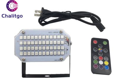 China Remote Control Stage Strobe Lights Super Bright 48 RGB Sound Activated Party for sale