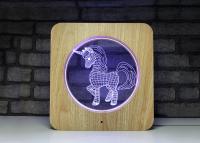China Deco 3D LED Illusion Lamps USB Charge Remote Controller USB Cable Touch Screen for sale
