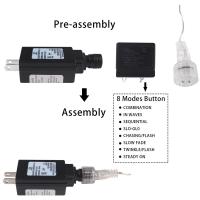 China 24V 100 Interior Decoration String Lights , 8 Modes Indoor String Lights UL588 for sale