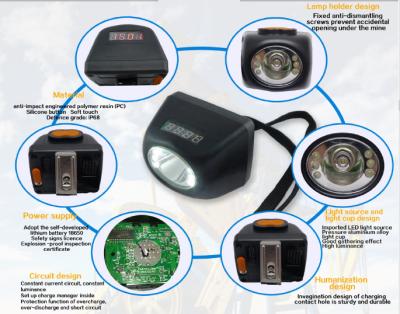 China Waterproof LED Mining Lamp Rechargeable Li-Ion Battery Explosive Proof Energy Saving for sale