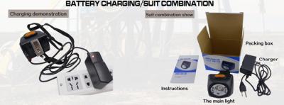 China Waterproof LED Mining Lamp Rechargeable Li-Ion Battery Explosive Proof Energy Saving for sale