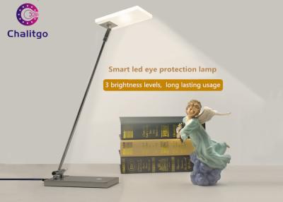 China Beside 8W Dimmable LED Table Lamp Silver COB 180 Degree Rotating 460 LM for sale