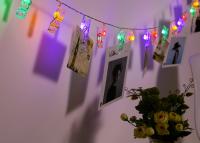 China LED Photo String Lights With Clips , Home Decor String Lights Pure Copper Wire for sale