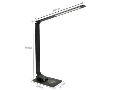 China Wireless Charging Dimmable LED Table Lamp Smart Touch Aluminum Alloy Touch Button for sale