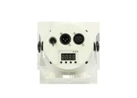 China Plastic Shell  Stage Strobe Lights 25W RGB 5V 4A Voice Control Light Weight for sale