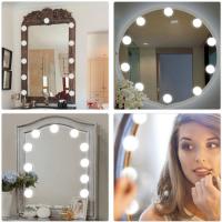 China 2 Watt LED Mirror Lights , Vanity Light Bulbs Warm White Stretch Contract Cable for sale