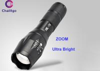 China 800LM Rechargeable Led Flashlight / Brightest Handheld Flashlight CREE XML T6 Adjustable ZOOM for sale