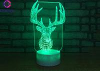 China Touch Switch USB Insert 3d Led Colour Changing Lamp Magic Giraffe Lamp for sale