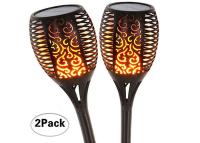 China IP65 96 Led Solar Path Torch Light With Dancing Flickering Flame for sale