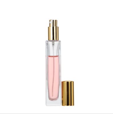 Cina 50ml rimuovono la bottiglia di profumo di viaggio, bottiglie vuote di Colonia con il coperchio a vite dell'oro in vendita