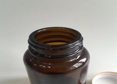 Cina bottiglie di vetro della medicina di 60ml Brown COME e pp materiali con il coperchio a vite di alluminio in vendita