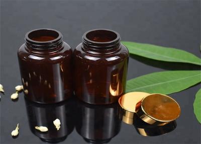 Cina 190cc ambrati svuotano le bottiglie di pillola, bottiglie di plastica della medicina del coperchio a vite di alluminio in vendita
