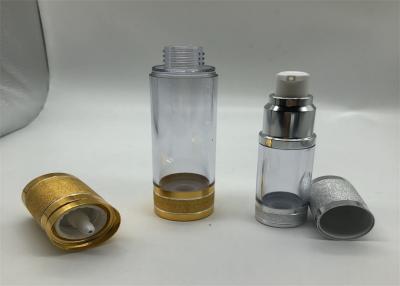 Cina Bottiglie senz'aria solide vuote della pompa con il coperchio a vite uv di metalizzazione del rivestimento in vendita
