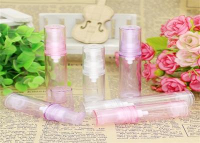Cina Porpora rosa COME erogatore senz'aria di plastica della pompa, bottiglie senz'aria del siero del chiaro cappuccio di plastica in vendita
