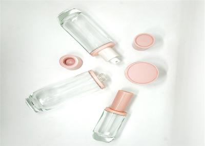 Cina Contenitori cosmetici di vetro di Skincare, bottiglie di forma rotonda e barattoli cosmetici in vendita