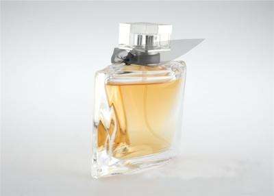 Cina Le chiare mini bottiglie di profumo quadrate svuotano con il cappuccio, bottiglia di vetro del profumo in vendita