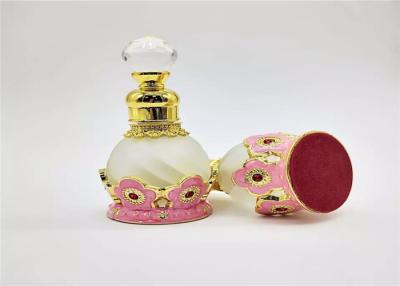 Cina Colore variopinto arabo su ordinazione di rosa dell'olio del metallo del vento delle bottiglie di profumo del Dubai in vendita