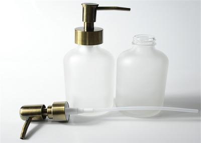 Cina bottiglie della lozione di vetro glassato di bianco 250ml per l'imballaggio, per la mano che sterilizza spruzzo in vendita