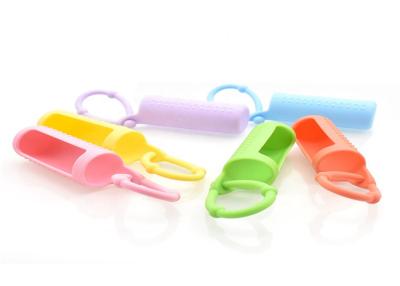 China Rolo colorido do suporte do protetor do silicone nas garrafas de vidro, garrafas vazias do rolo à venda