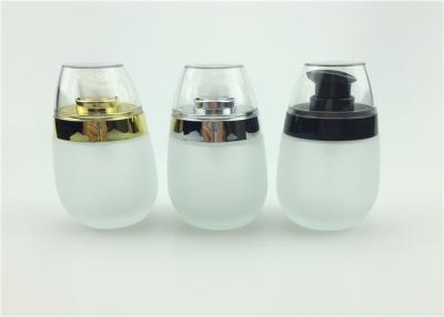Cina La lozione di vetro di lusso imbottiglia il cosmetico a forma di uovo che imballa per la cura personale in vendita